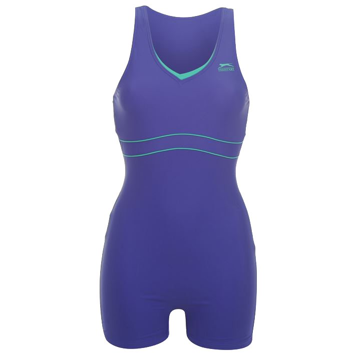Slazenger Damen Badeanzug Mit Bein S M L Xl 2xl 3xl 4xl Schwimmanzug Frauen Neu Ebay