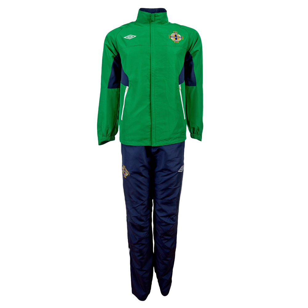 Umbro Northern Ireland Presentation Suit 71720U Tracksuit S M L XL 2XL ...