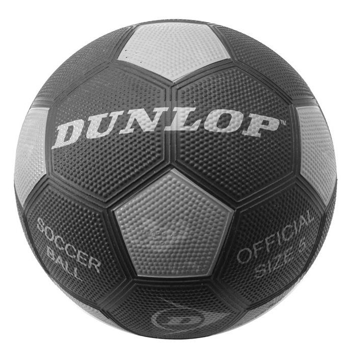 Dunlop Fußball Für Straßenfußball Bolzplatz / Hartplatz Gr. 3 5 schwarz ...