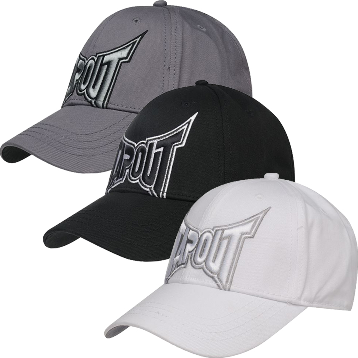Tapout Men's Baseball Cap Black White Gray Cap MMA - Mixed Martial Arts ...