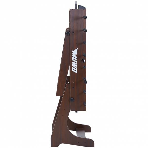 MUWO "Mondial" Indoor faltbarer Tischkicker braun | SportSpar