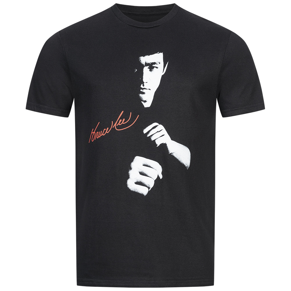 BRUCE LEE Signature Herren T-Shirt TRMTS007BLK | sport-outlet.fr