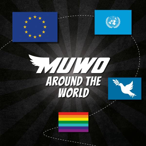 United Nations MUWO "Around the World" Flag 90x150cm | SportSpar.com