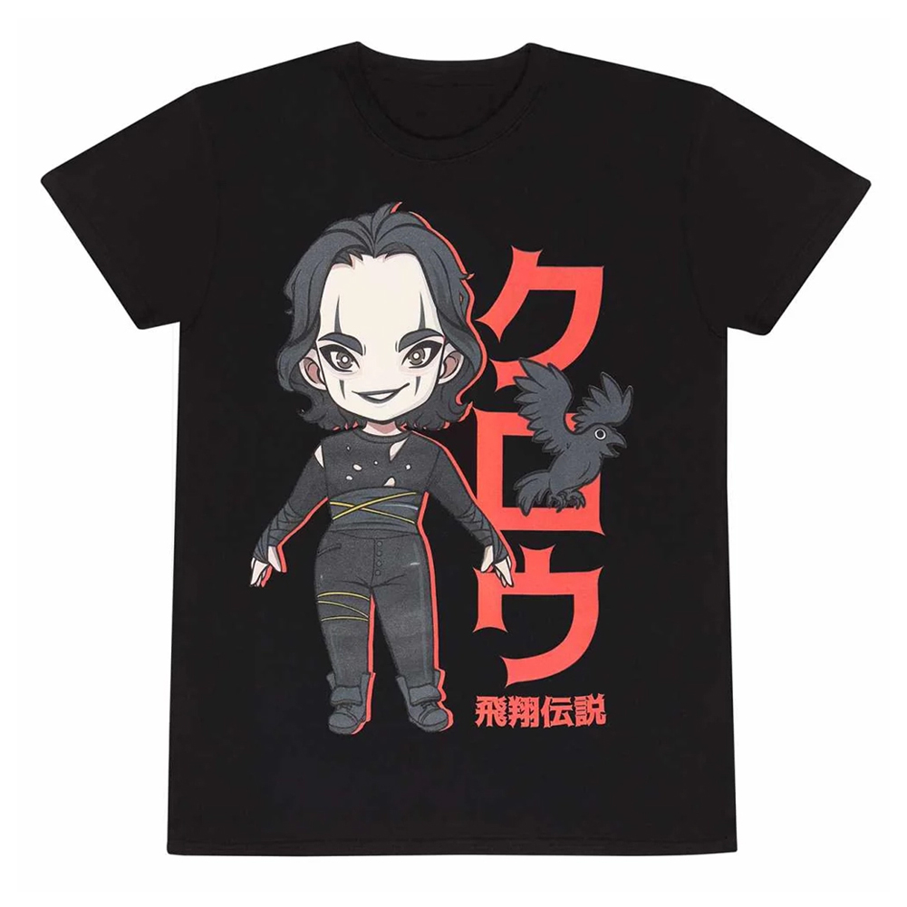 El Cuervo – El Cuervo Anime Hombre Camiseta TCR06701TSB | deporte-outlet.es