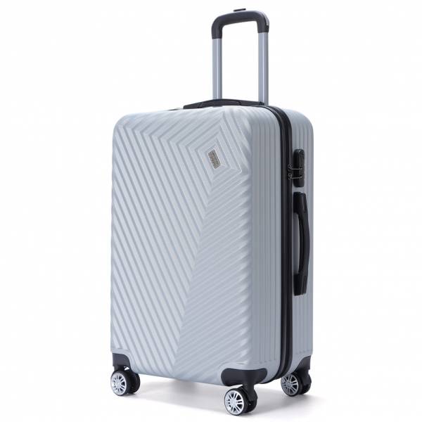 VERTICAL STUDIO "Oslo" 20" 24" 28" Suitcase Set of 3 silver | SportSpar.com