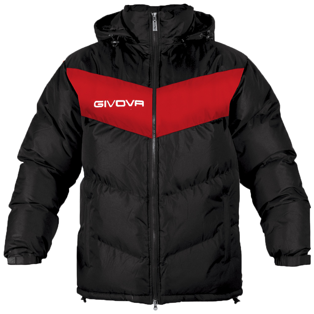 Givova Winter Jacket Giubbotto Podio black / red | SportSpar.com