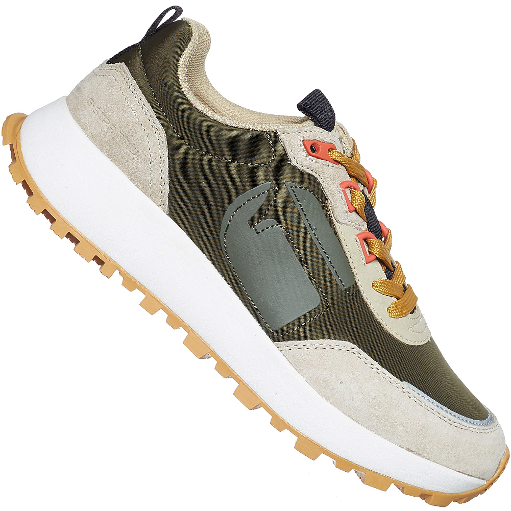 G Star Raw Theq Run Logo Women Sneakers 2211 004522 Olv Snd