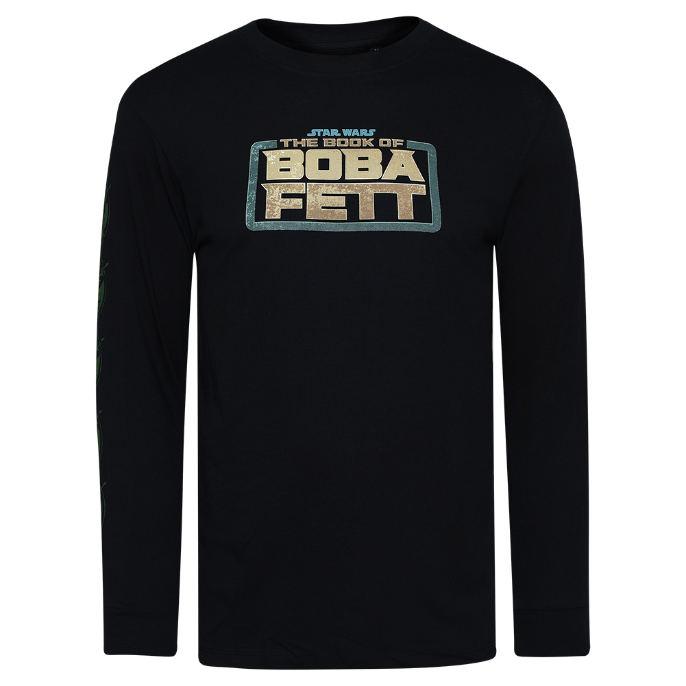 LA GUERRA DE LAS GALAXIAS Boba Fett Hombre Camiseta de manga larga ...