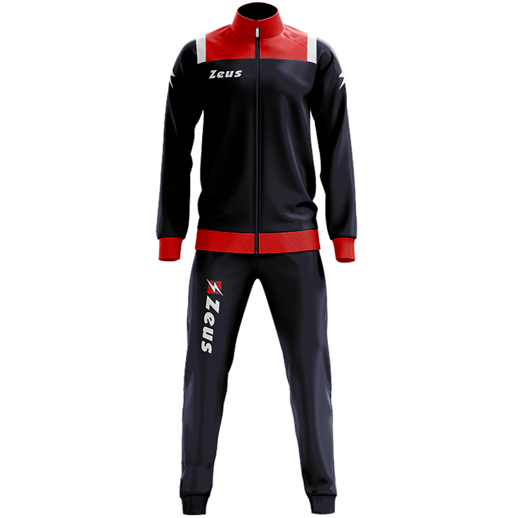 Zeus Tuta Relax Vesuvio Men Tracksuit Navy Red | SportSpar.com