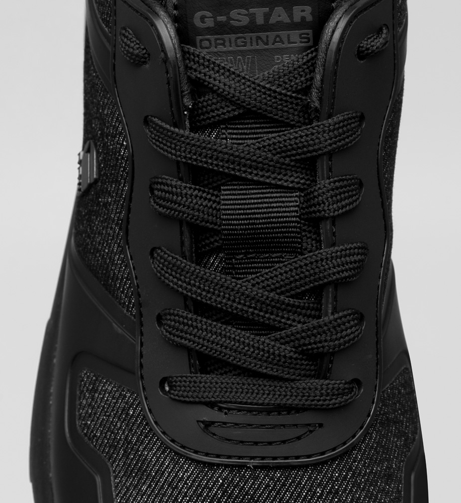 G Star Raw Theq Run Bo Denim Women Sneakers 2241 004529 Blk Blk