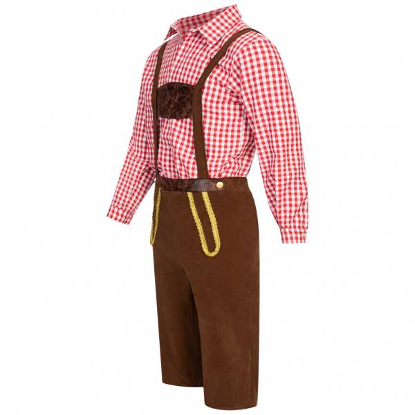 Traditional costume set Men Oktoberfest costume MIESEPETER® red ...
