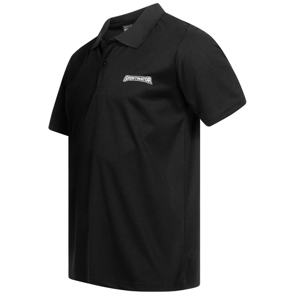 SPORTINATOR Essentials Herren Training Polo-Shirt schwarz | SportSpar