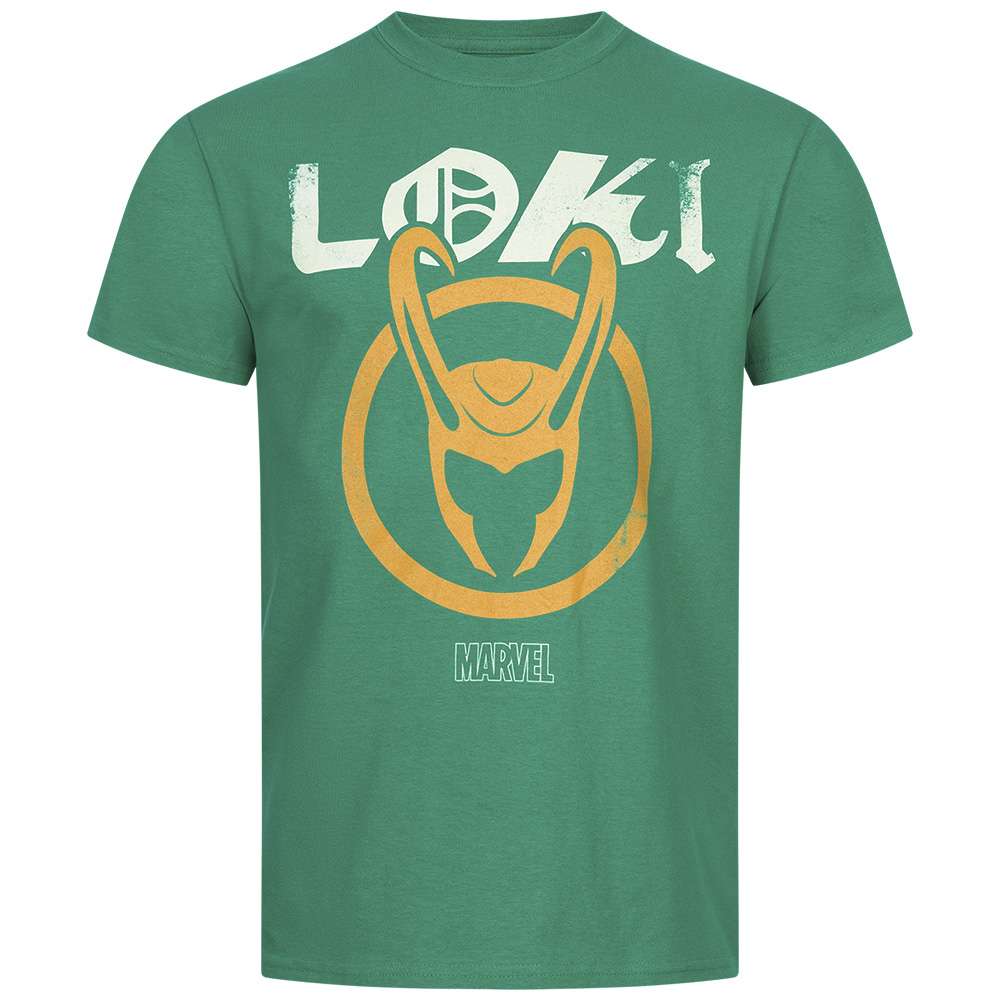 Loki Laufeyson Marvel Comics Emblem Herren T-Shirt FCMTS071KEL | SportSpar